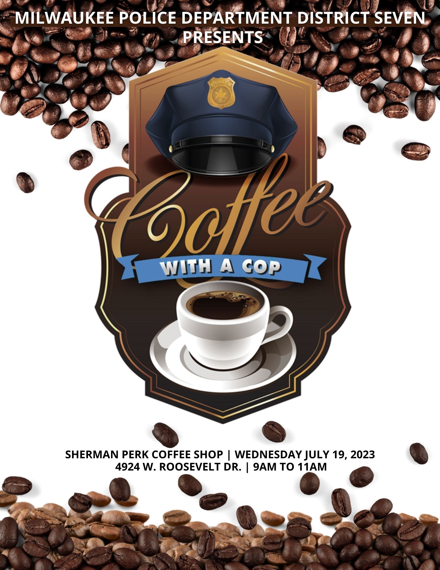 Coffee Shop Flyer – Milwaukee Police Department Office of Public Relations
